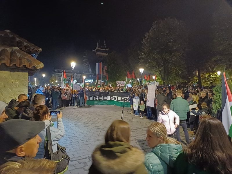 Skup podrške palestinskom narodu u Pljevljima - PV INFORMER